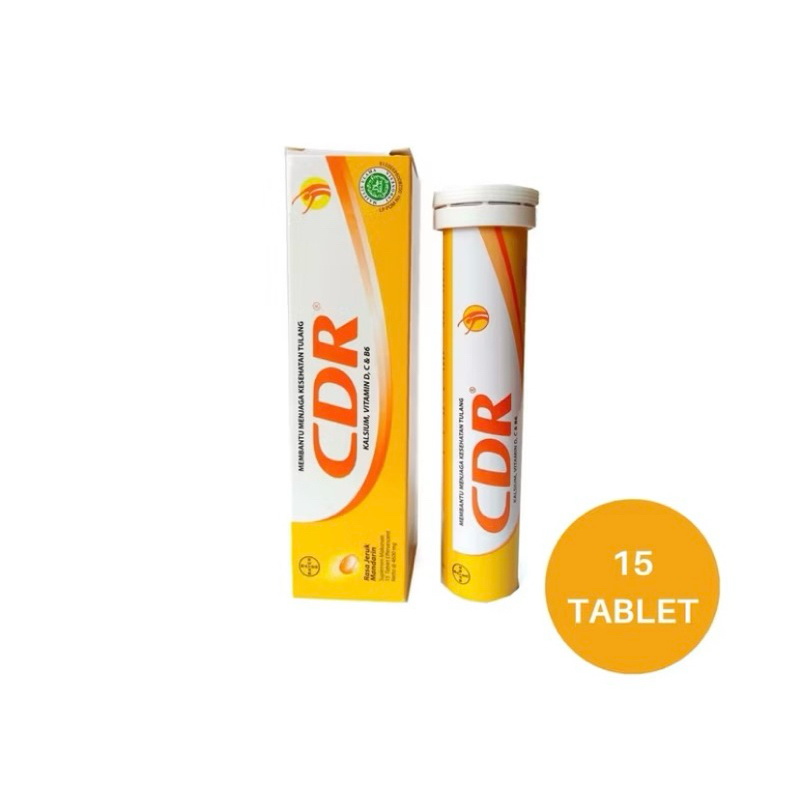 Jual CDR Effervescent Memenuhi Kebutuhan Kalsium Rasa Jeruk 15 Tablet ...