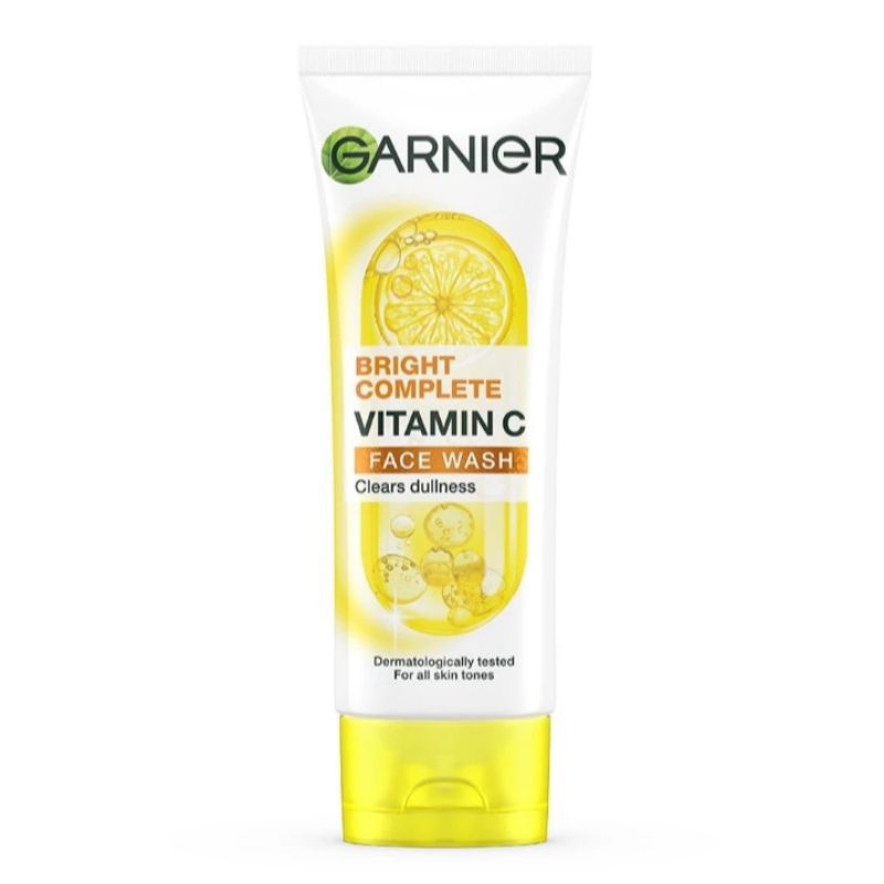 Jual Garnier Bright Complete Vitamin C Facial Wash 100ml | Shopee Indonesia
