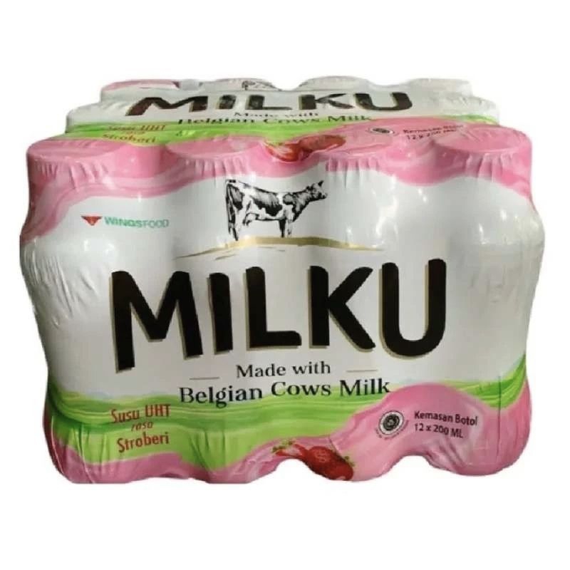 Jual Milkku Susu UHT 1Pack Isi 12 botol | Shopee Indonesia