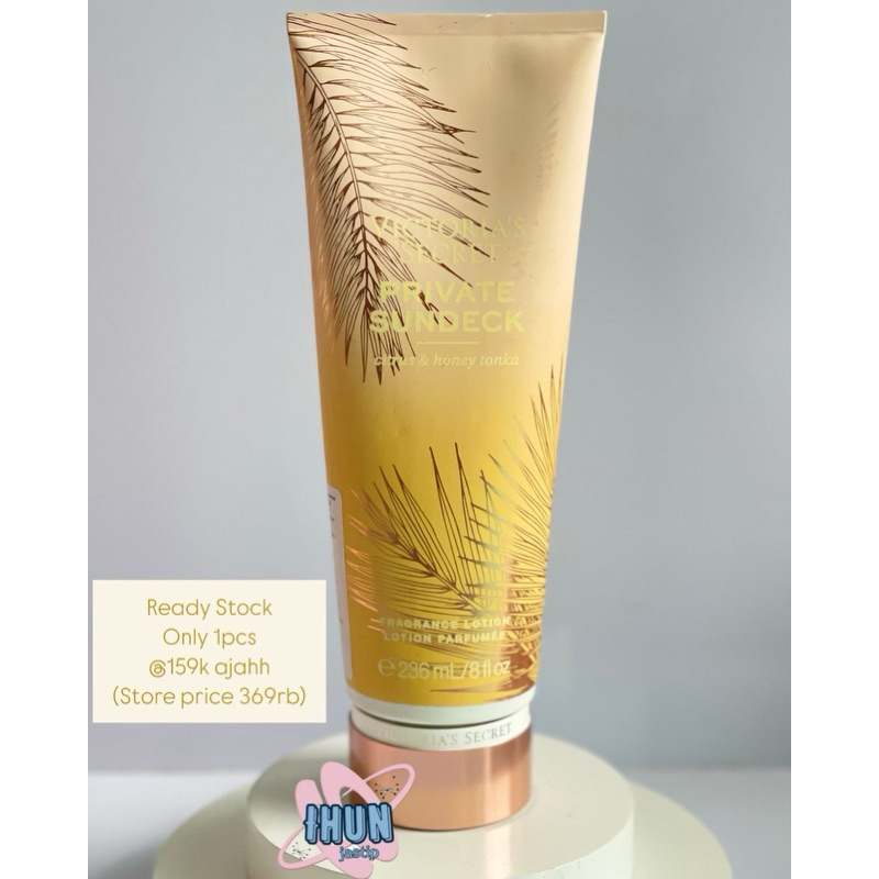 Jual victoria secret body lotion private sundeck | Shopee Indonesia