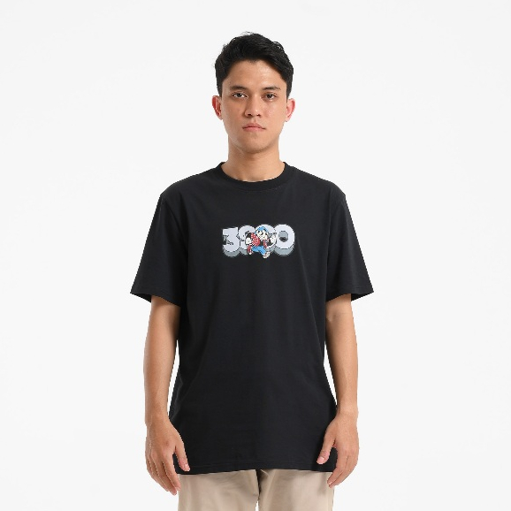 Jual 3Second Kaos Pria Lengan Pendek Regular Fit Katun Logo Script Moving 751124 | Shopee Indonesia