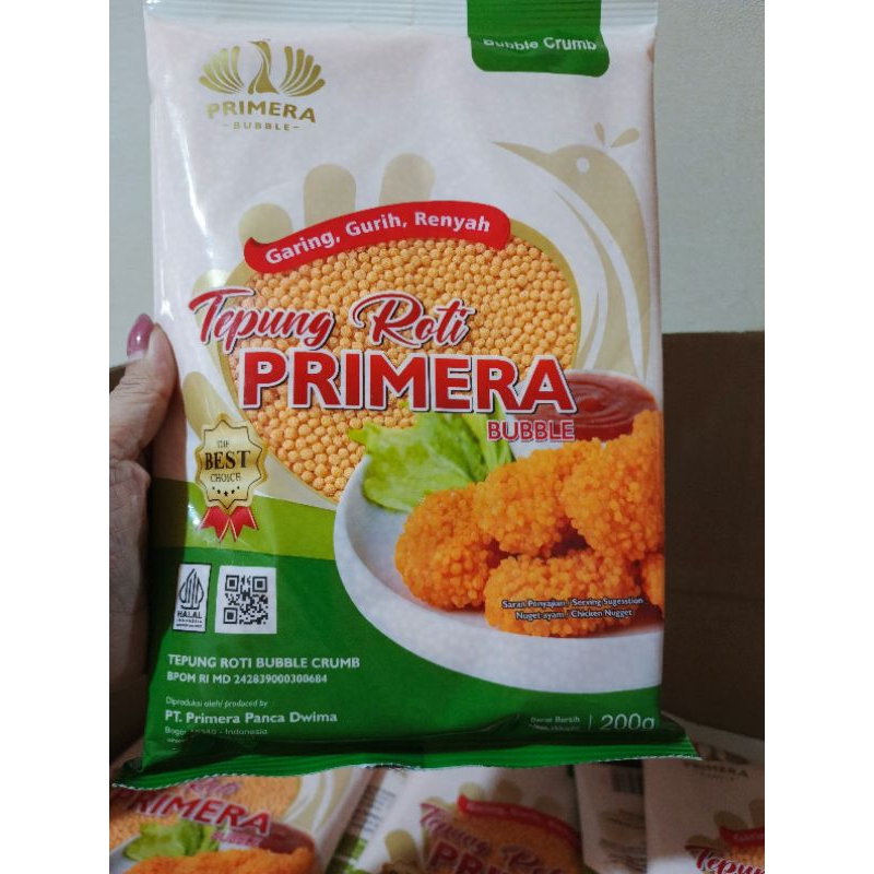 Jual Primera - Tepung Roti Bubble Crumbs Orange 200g Garing dan Renyah ...