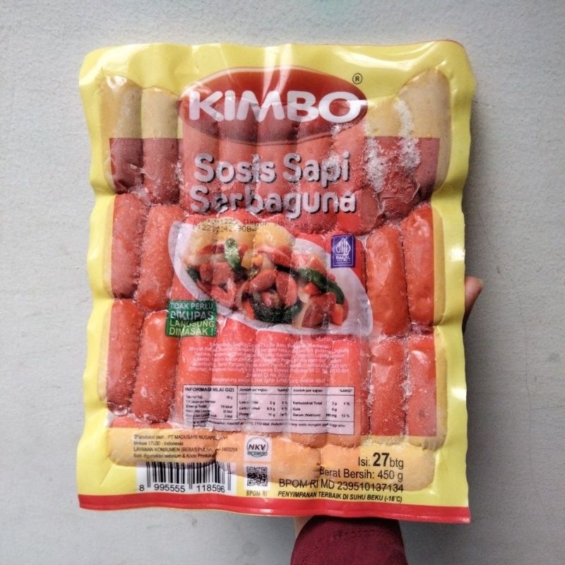 Jual Kimbo Sosis Sapi Serbaguna isi 27pcs | Shopee Indonesia