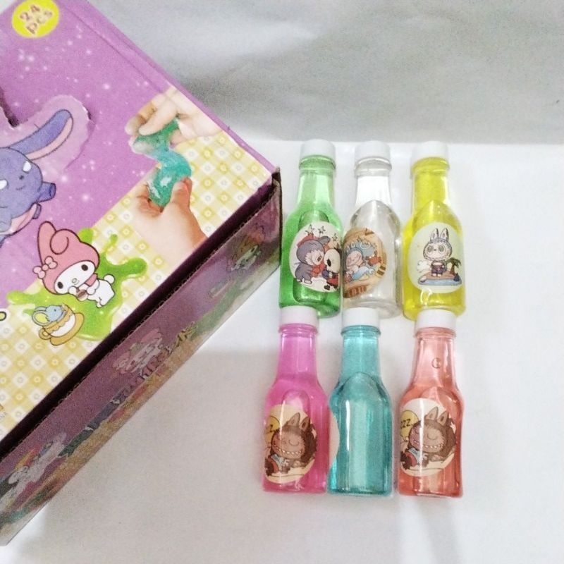 Jual Slime Botol LABUBU jely kenyal squishy mainan anak Sensorik ...