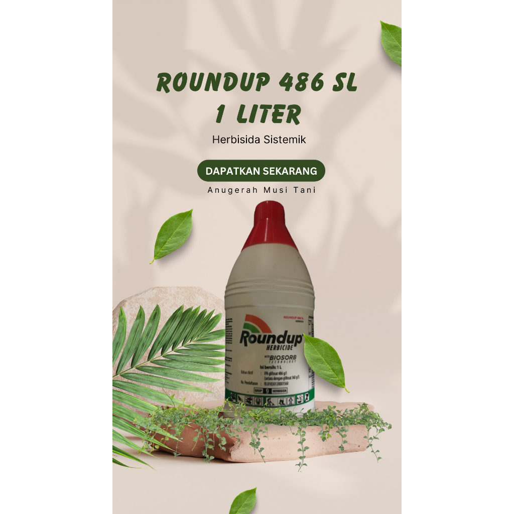 Jual Roundup 486 SL (1 Liter) - Herbisida | Shopee Indonesia