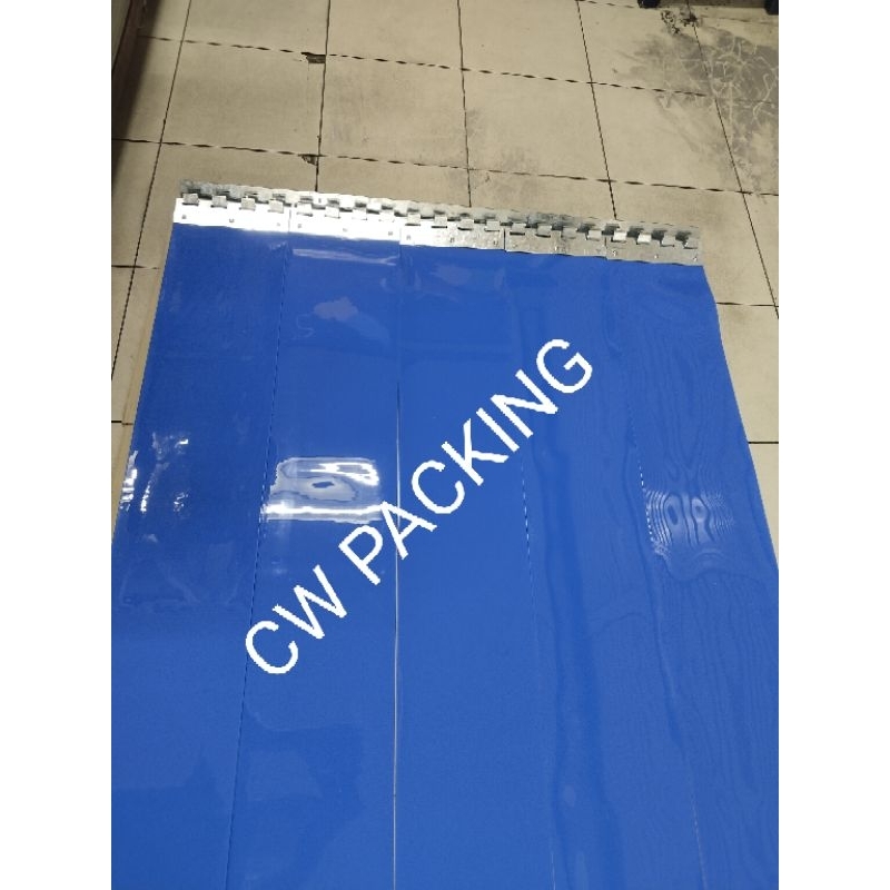 Jual TIRAI PVC PLASTIK PAKET BIRU SOLID | Shopee Indonesia