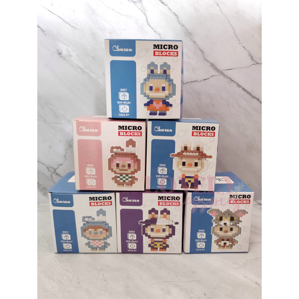 Jual Building 3D Lego Blok Mainan Balok Susun Labubu Mainan Anak ...