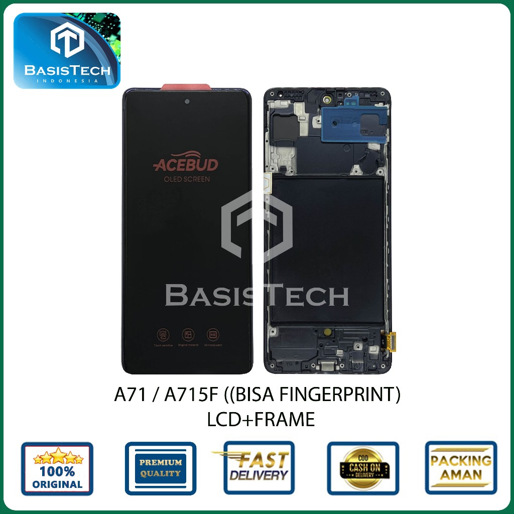 Jual LCD SAMSUNG A71 - A715 - A715F SUPER OLED BIG +FRAME - BISA ...