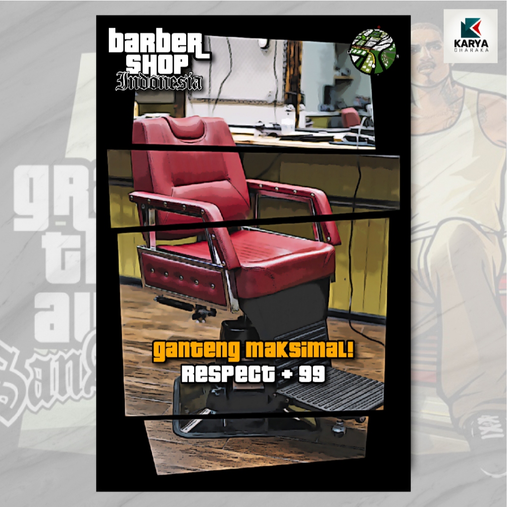 Jual 4 Poster Besar Hairstyle GTA MODE Katalog Model Gaya Rambut ...