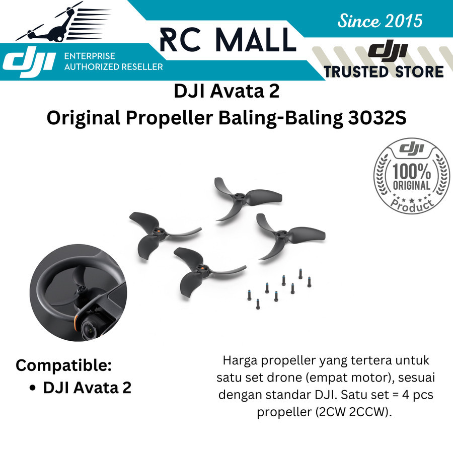 Jual Propeller Baling-Baling DJI Avata 2 Original Propeller 3032S ...