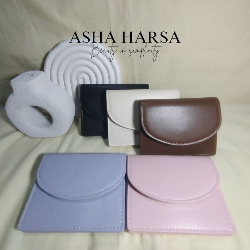 Jual Asha Harsa ~ Asha Mini Wallet Dompet lipat mini simple elegan ...
