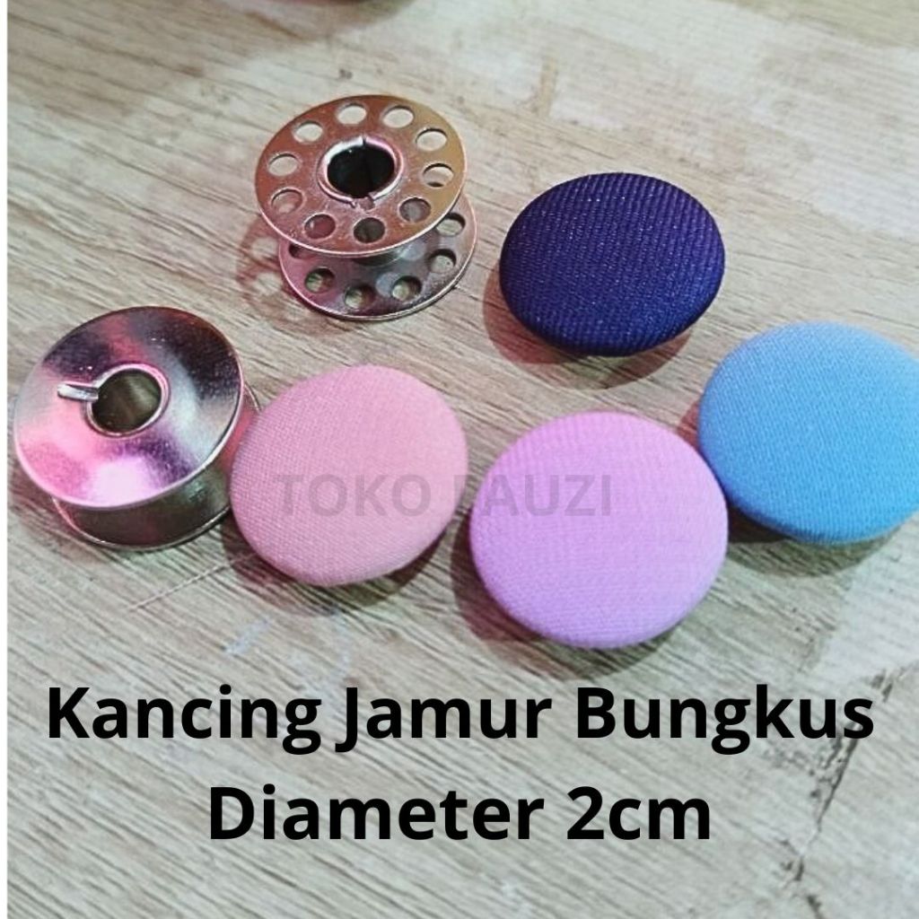 Jual Kancing Bungkus Kain Diameter 2cm Harga Satuan Kancing Celana ...