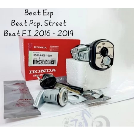 Jual KUNCI KONTAK SET JOK BEAT FI ESP 2016 - 2019 BEAT POP BEAT STREET ...