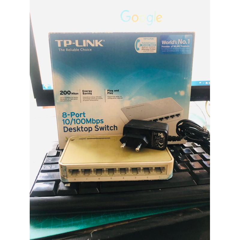 Jual SWITCH HUB TP LINK SF1008D 8 Port SECOND BEKAS NORMAL | Shopee ...
