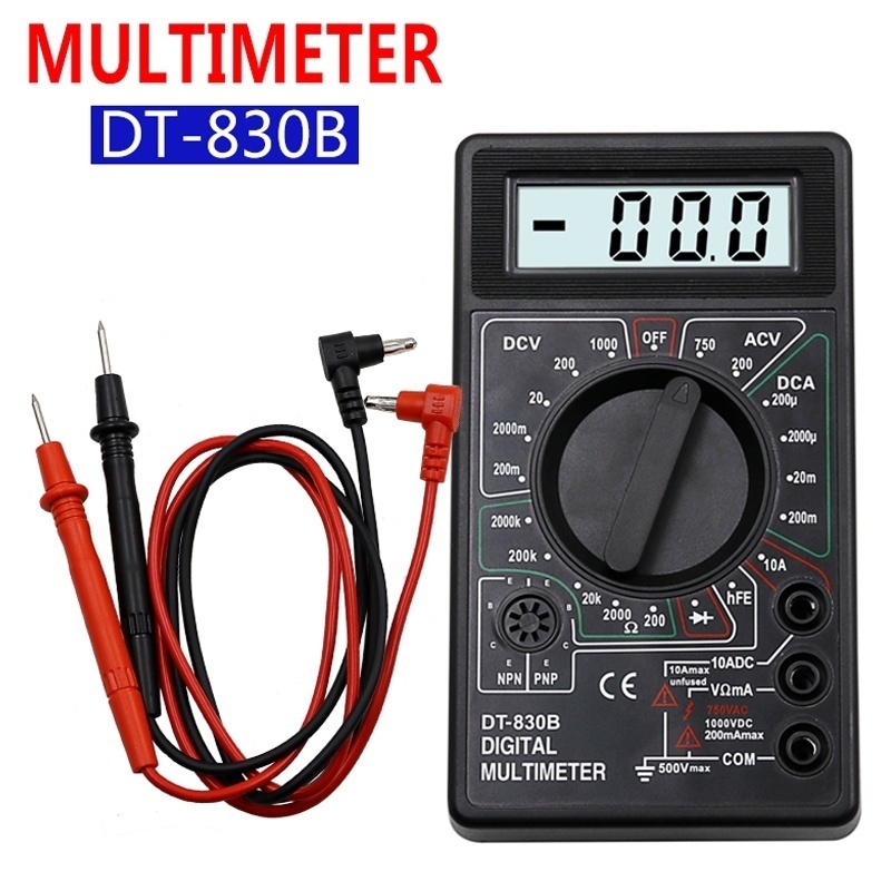 Jual MULTIMETER AVOMETER MULTITESTER DIGITAL DT-830B DT830B ...
