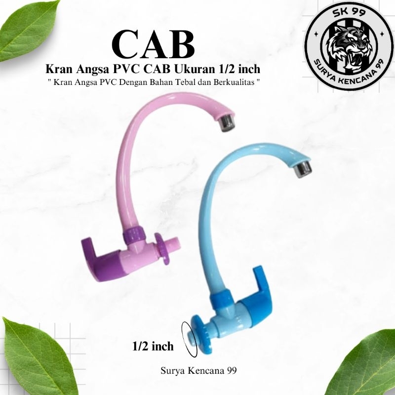 Jual Kran Angsa PVC CAB Plastik 1/2 Inch | Shopee Indonesia