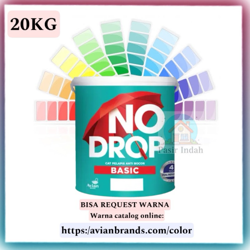 Jual CAT TEMBOK NO DROP PAIL 20KG PELAPIS ANTI BOCOR DINDING PLAFON GYPSUM PAPAN BOARD ASBES ...