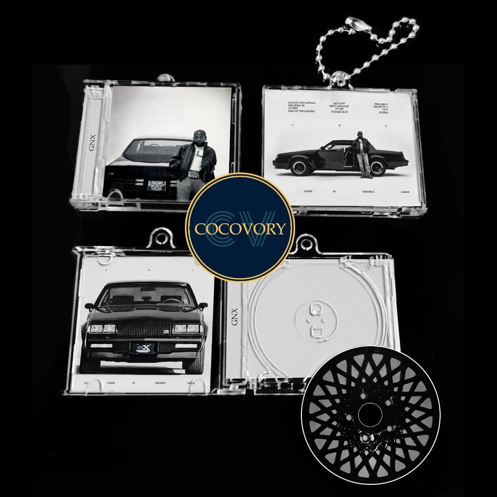 Jual Kendrick Lamar Mini CD Album NFC Keychain gantungan kunci ganci ...