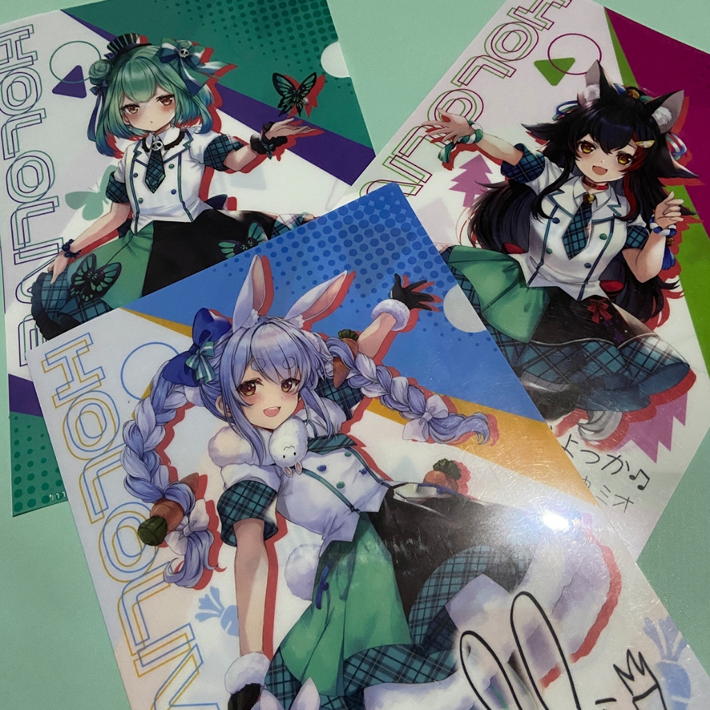 Jual Hololive A5 Clear File - Hololive x Family Mart | Shopee Indonesia
