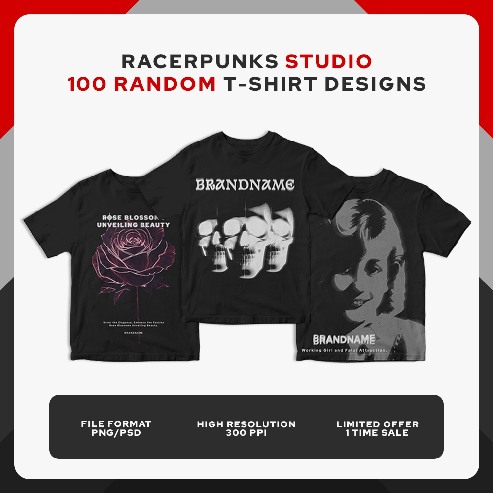 Jual 100 Random T-Shirt Design Premium Limited Sale | Shopee Indonesia