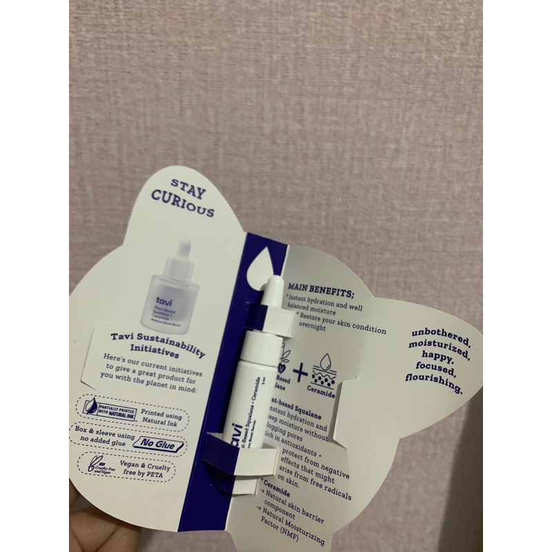 Jual [NEW] Serum Tavi Plant-based Squalane + Ceramide 5ml | Shopee ...