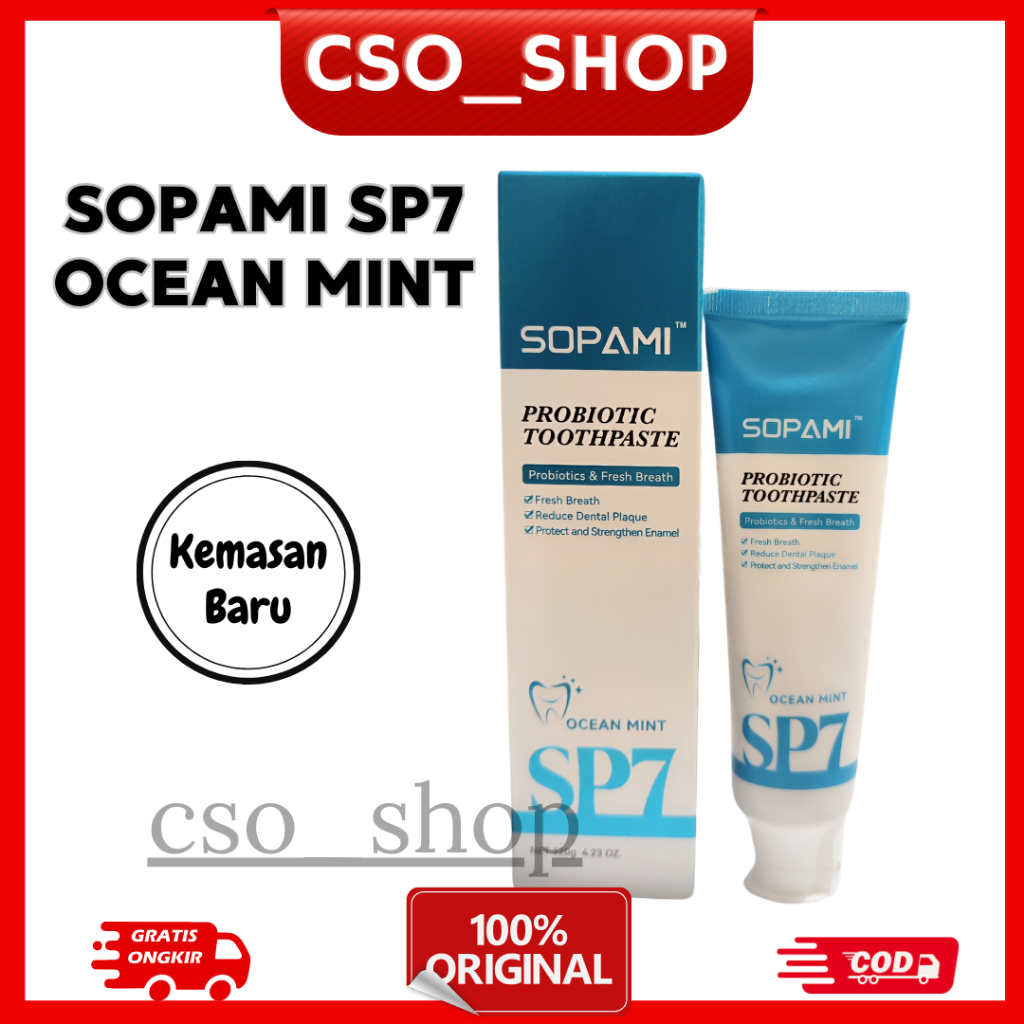 Jual SOPAMI SP-7 SP7 SP 7 Probiotic Whitening Toothpaste Pembersih ...