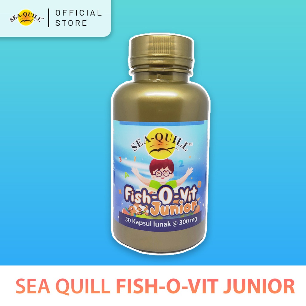 Jual Sea Quill FISH-O-VIT JUNIOR 30 kapsul | Shopee Indonesia