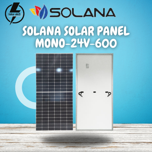 Jual SOLANA MONOCRYSTALLINE SOLAR PANEL - MONO-24V-600 WATT | Shopee ...