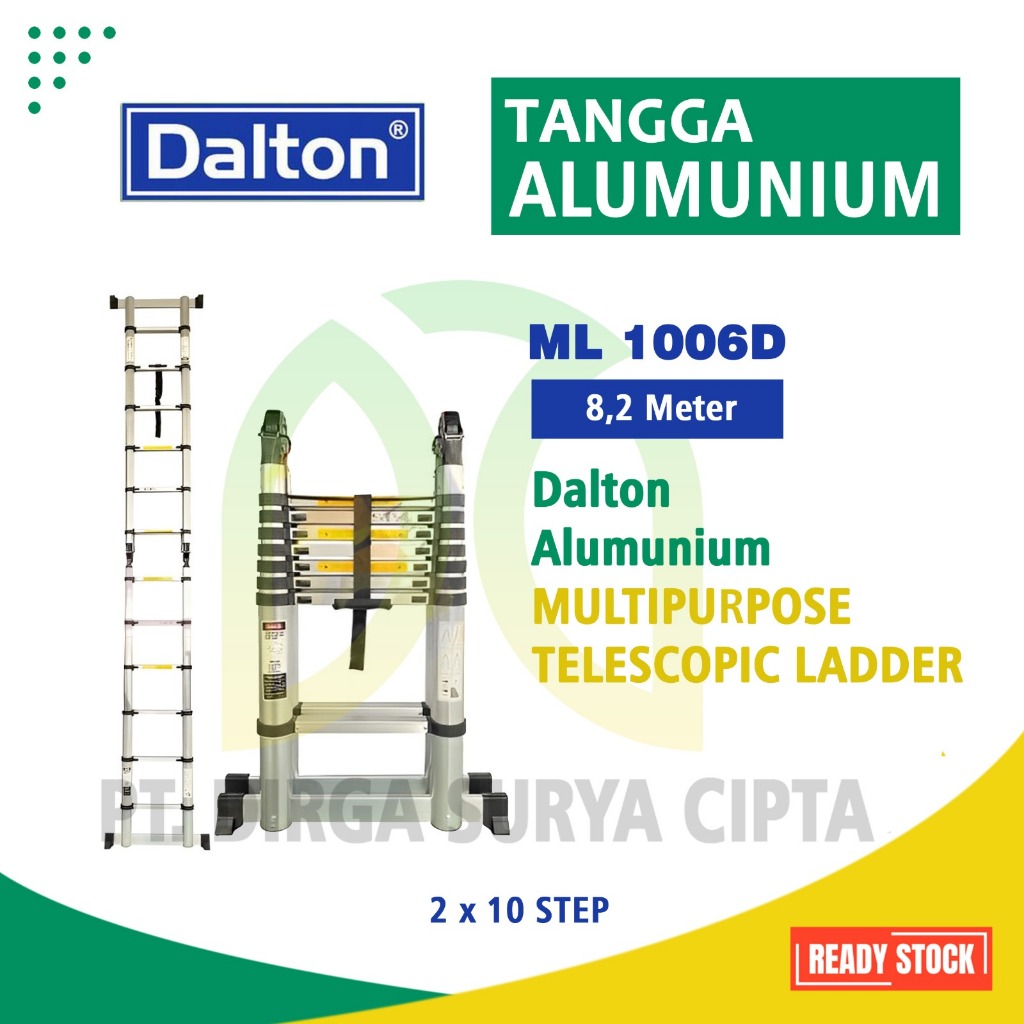 Jual tangga double teleskopik dalton 8,2 meter | Shopee Indonesia