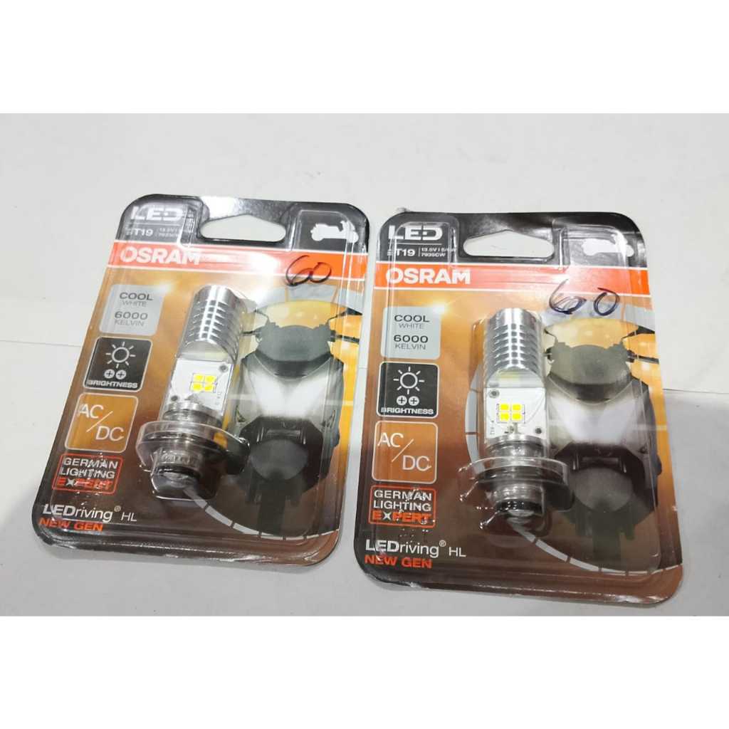 Jual LAMPU DEPAN OSRAM BEBEK AC DC MOTOR BEBEK/MATIC/GRAND/H6 TERANG LED MURAH MERK OSRAM ...