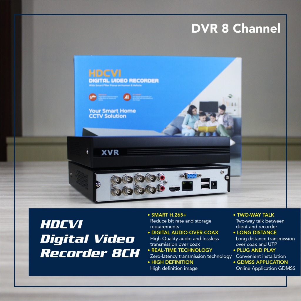 Jual XVR OEM HDCVI Digital Video Recorder UP TO 2.0MP (Belum termasuk ...