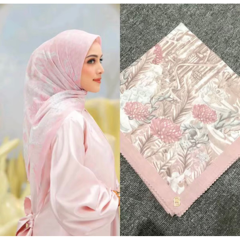 Jual Buttonscarves Litle Mermaid Sublim Titik 3 Jilbab Segiempat ...