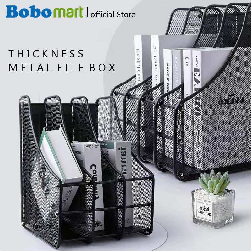 Jual BOBOMART Box File Tempat Berkas 3 Susun DG-9303C – Rak Layer ...