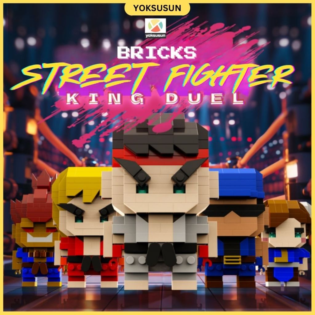 Jual Yoksusun - (NEW!) Micro Brick Block Street Fighter Character ...