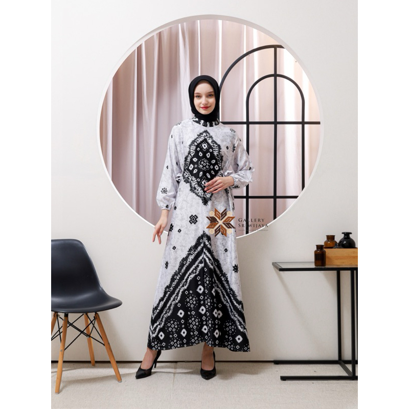 Jual GAMIS JUMPUTAN DRESS BATIK NURA VINTAGE TALI PRINTING PALEMBANG ...