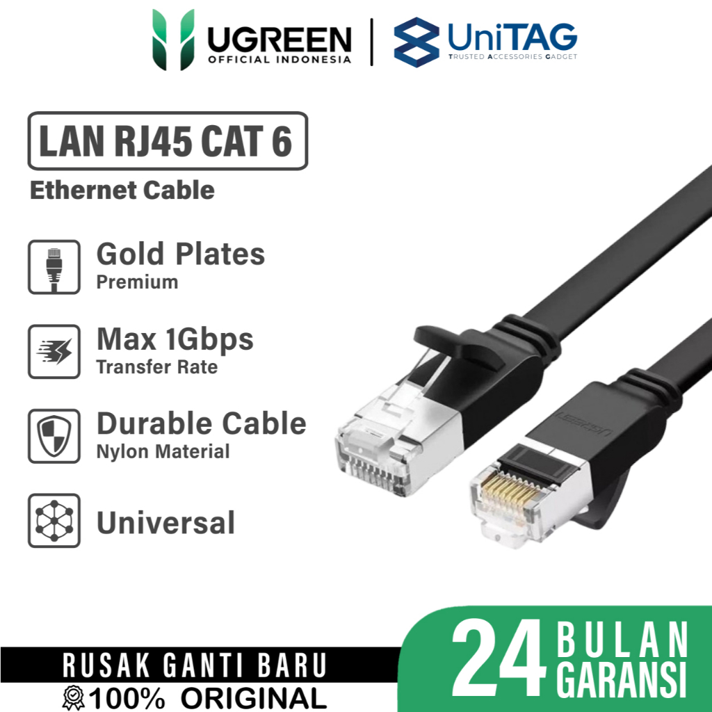 Jual UGREEN Kabel Ethernet LAN RJ45 CAT Fast Internet Network Gigabit ...