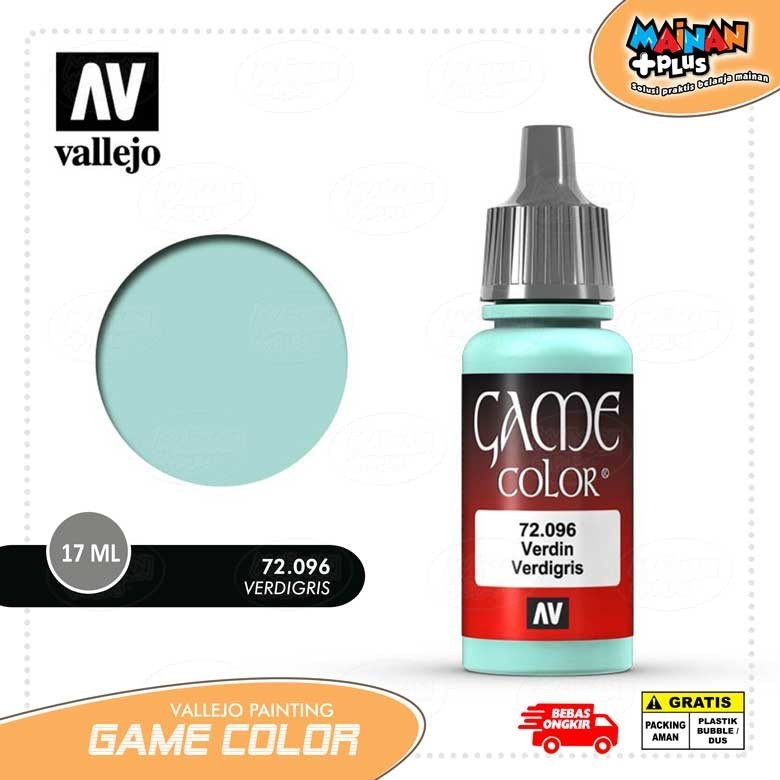 Jual VALLEJO GAME COLOR 72.096 VERDIGRIS 17ML Cat Gunpla Gundam Model ...