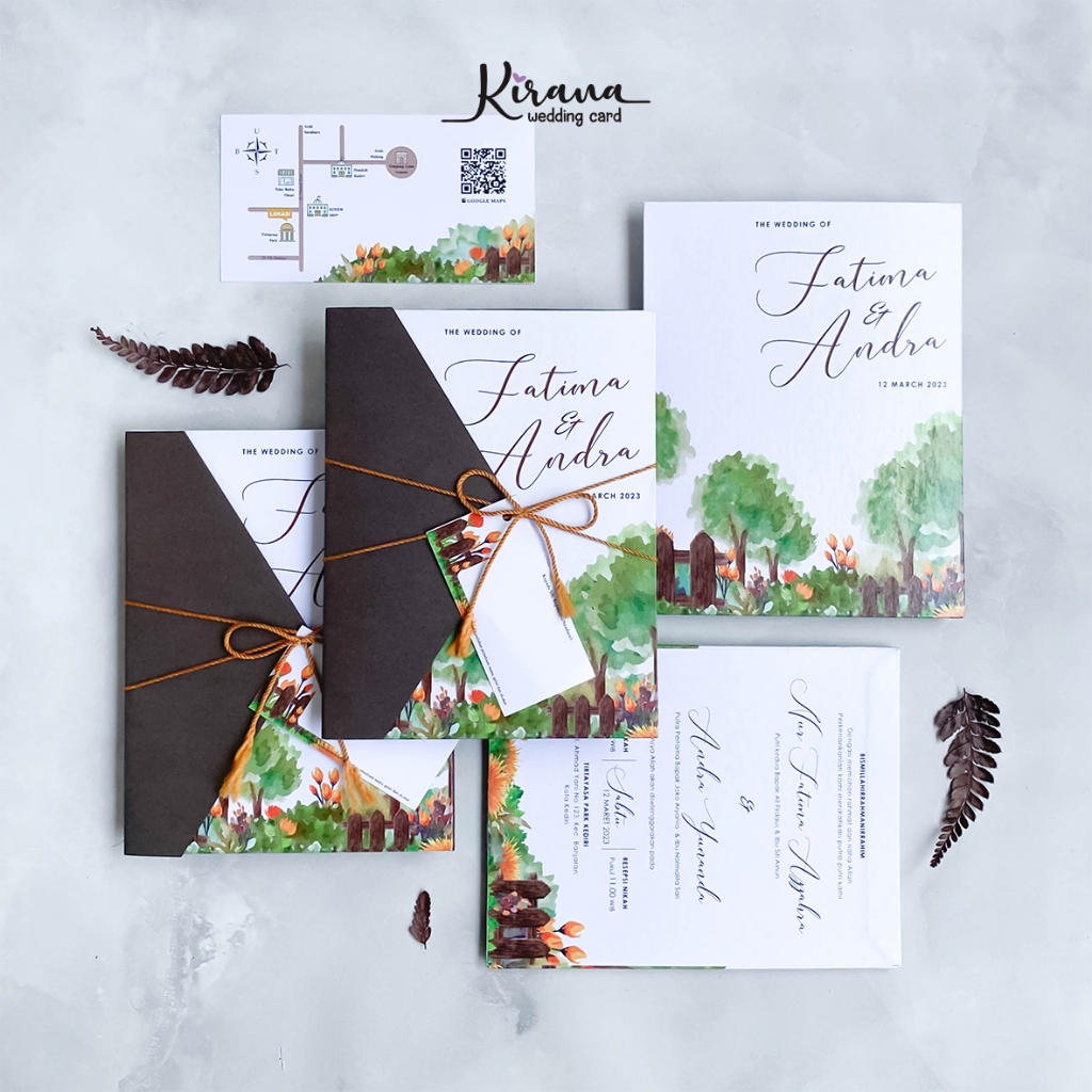 Jual Undangan Pernikahan | Undangan Single Hardcover | Undangan Custom ...