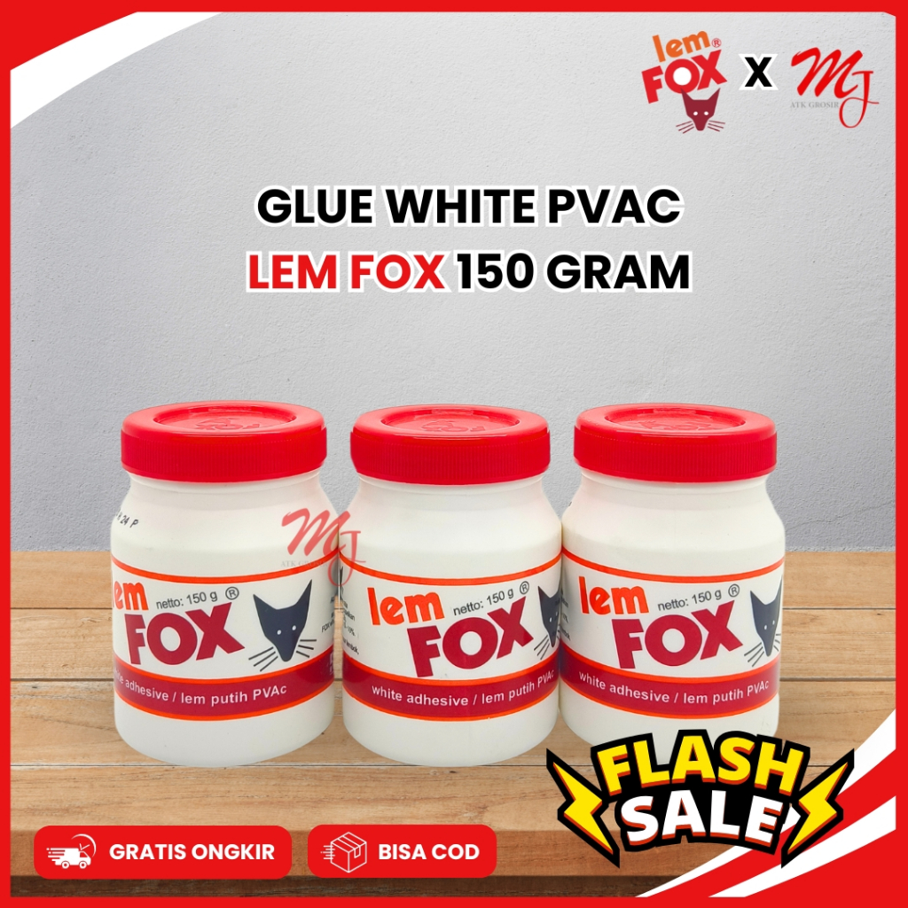 Jual Lem kayu FOX Serbaguna Lem Putih PVAC 150 gr | Shopee Indonesia