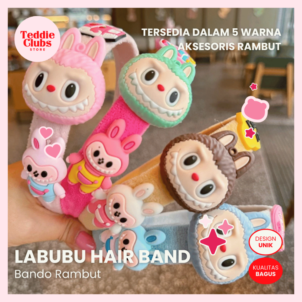 Jual Labubu | Bando Rambut Viral | Hair Band Viral | Shopee Indonesia