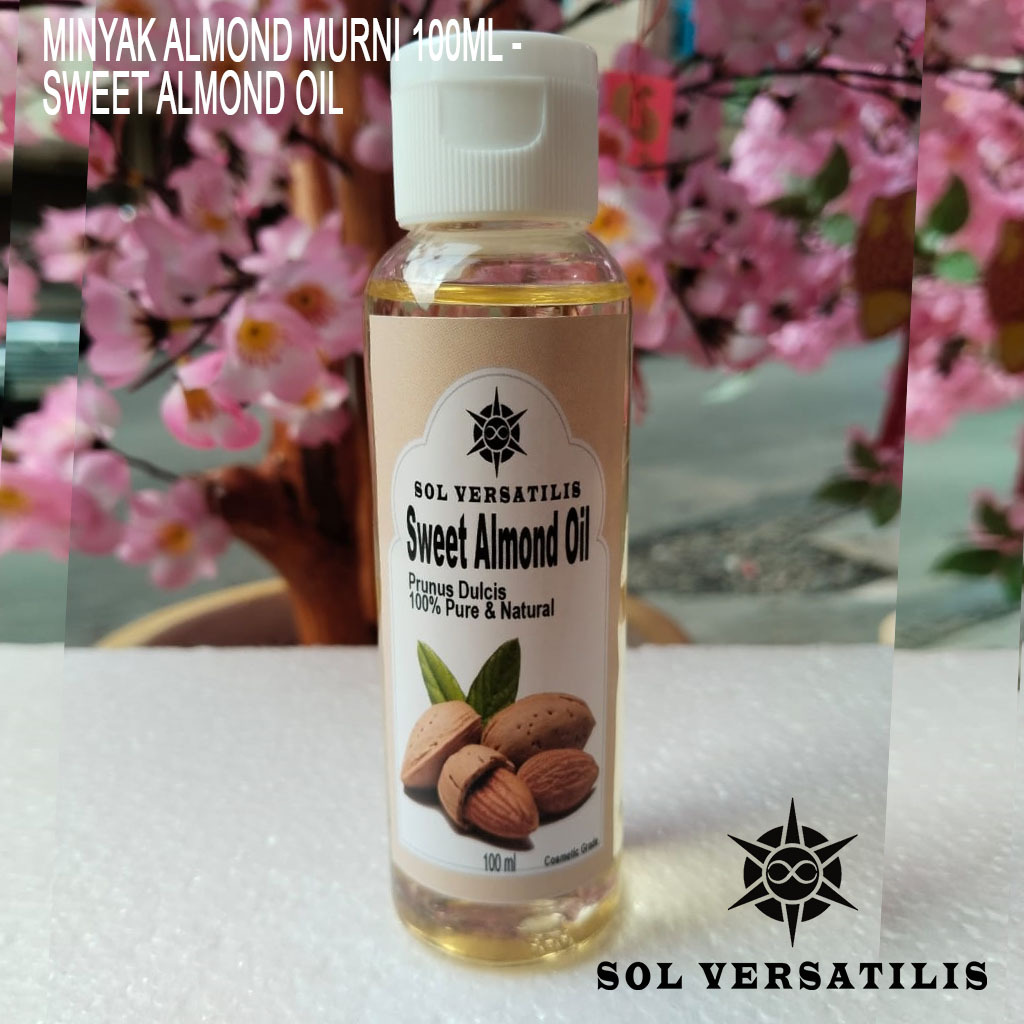 Jual Minyak Almond Murni 100ml - Sweet Almond Oil Ekstraksi Cold ...