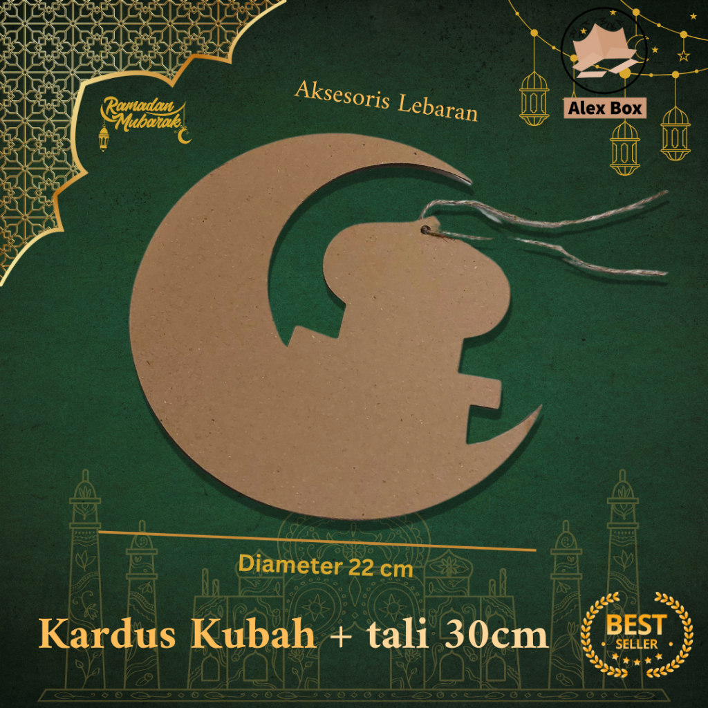 Jual Kubah Bulat Kardus Ramadhan | Aksesoris Elegan untuk Meriahkan ...