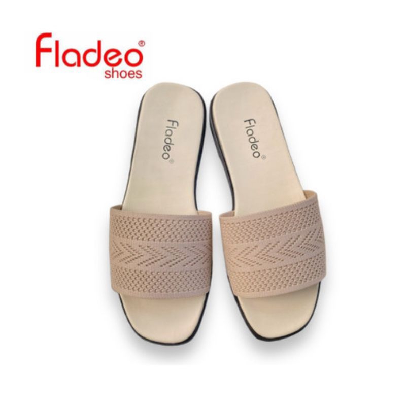Jual SANDAL RAJUT FLADEO MODEL SLOP | MODEL KEKINIAN | FREE BOX | READY ...