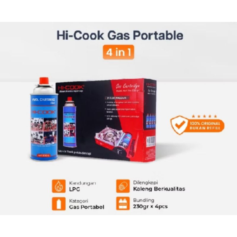 Jual Gas Hi-cook 4 in 1 | Shopee Indonesia