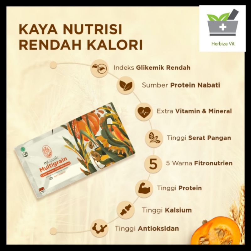 Jual [ORIGINAL] mGanik M Ganik Multigrain 1 Box 150 gram - Obat Herbal ...
