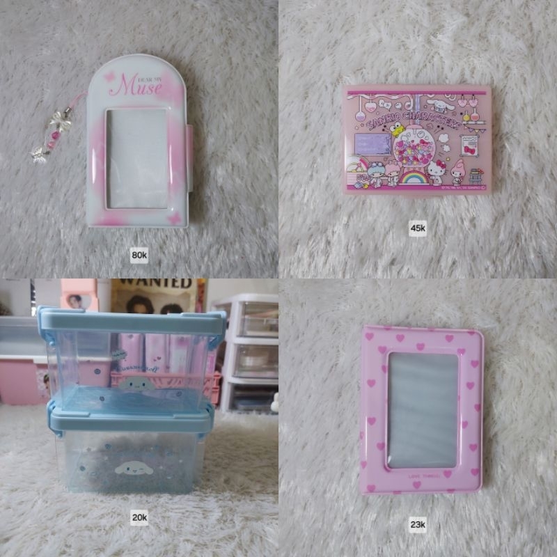 Jual preloved kolbuk dear my muse pvc storage box sanrio miniso pill ...
