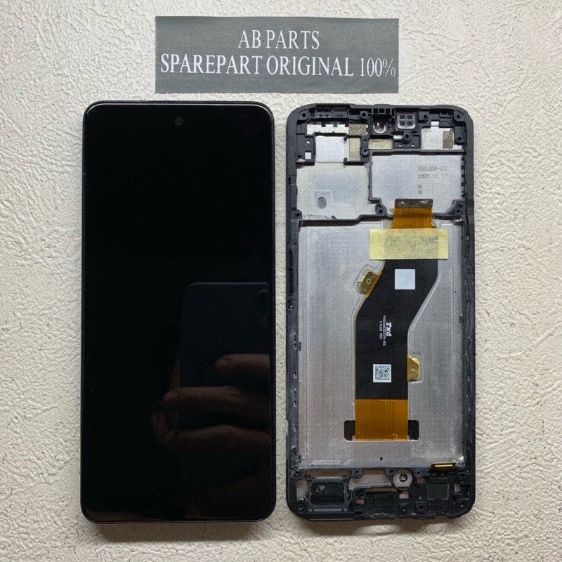 Jual LCD TOUCHSCREEN FULLSET FRAME INFINIX SMART 8 PRO X6525B ORIGINAL ...