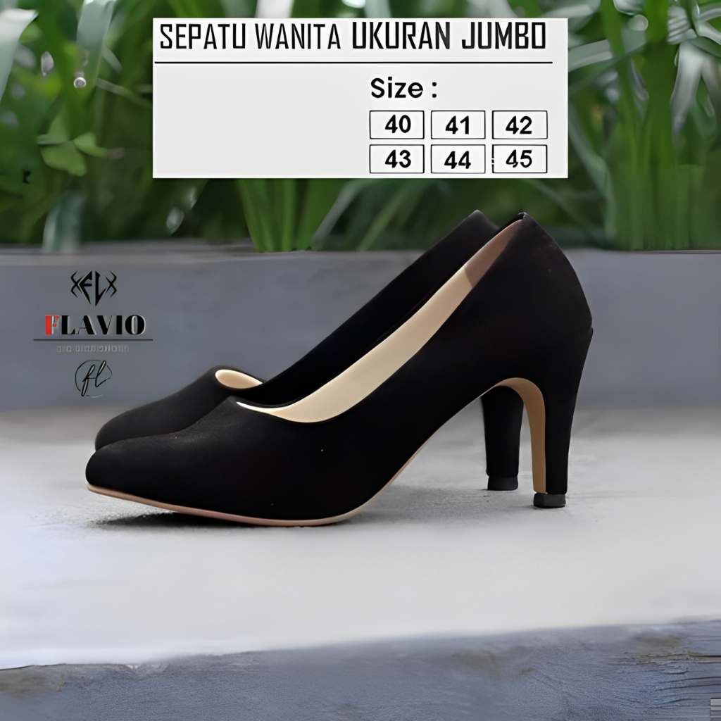 Jual BIG SIZE 40 41 42 43 44 45 | Sepatu High Heels Pesta Wanita ...