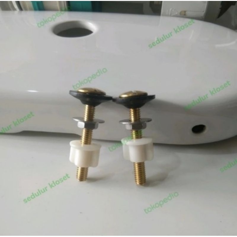 Jual baut tangki closet duduk / original TOTO | Shopee Indonesia
