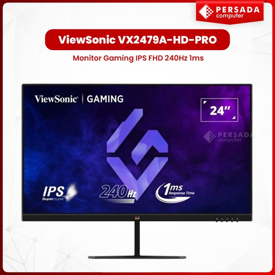Jual Monitor Gaming ViewSonic VX2479A-HD-PRO IPS FHD 240Hz 1ms | Shopee ...